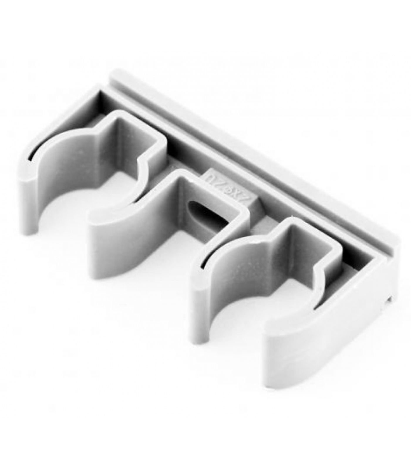 Опора двойная 20 мм Heisskraft PP-R серый для полипропиленовых труб купить недорого | Санрай