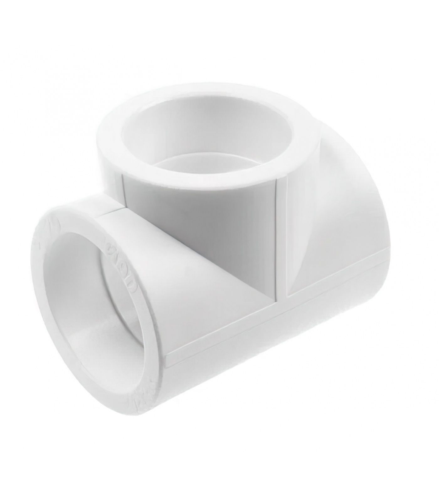 Тройник равнопроходной 50 мм Valfex PP-R белый, для полипропиленовых труб купить недорого | Санрай