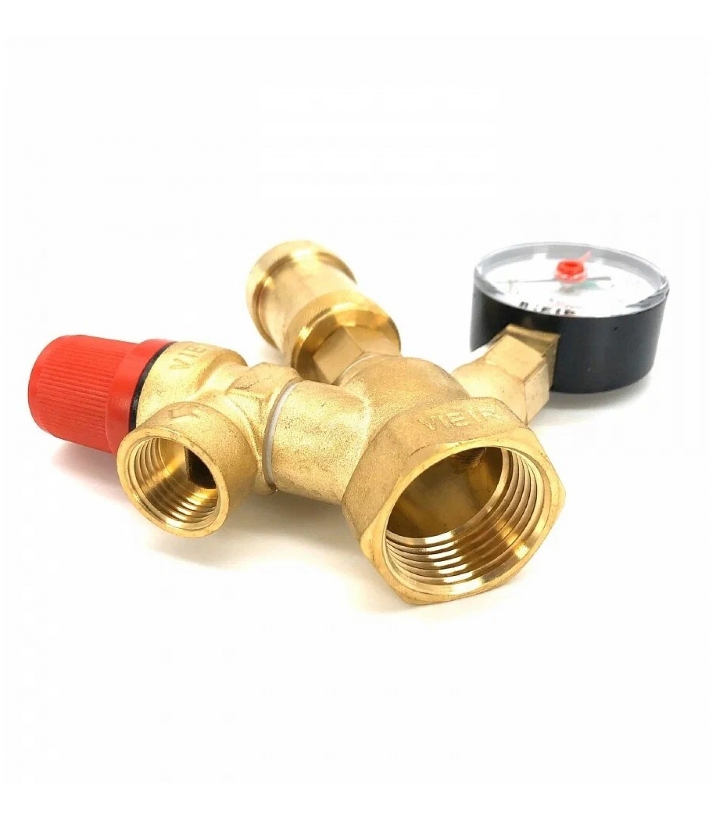 Группа безопасности 1" Vieir 3bar мини c воздухоотводчиком, предохранительным клапаном и ...