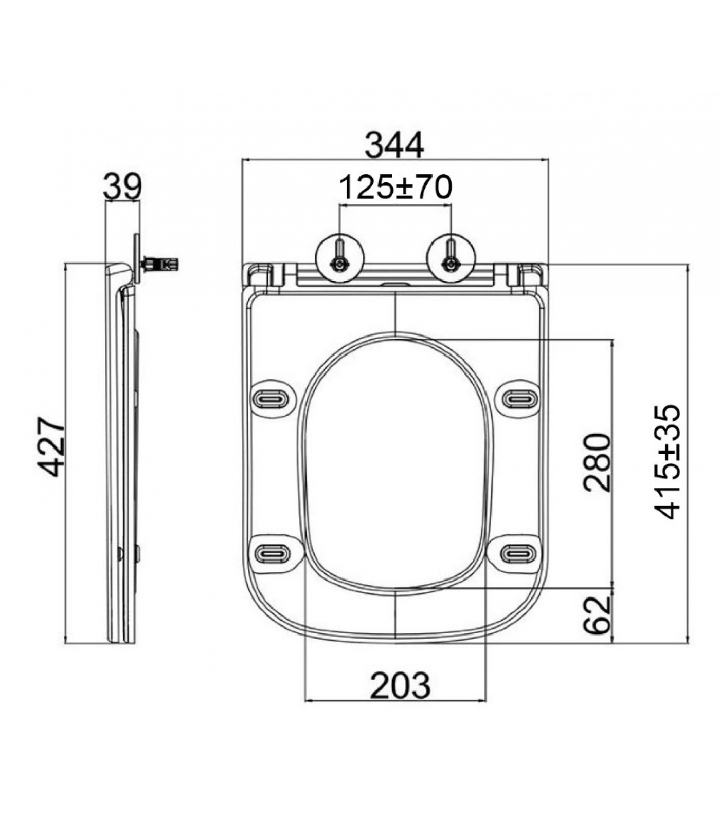 Комплект Lemark Инсталляция PENEDA EXPERT с кнопкой смыва BIT хром, унитаз FLOREX Торнадо белый ...
