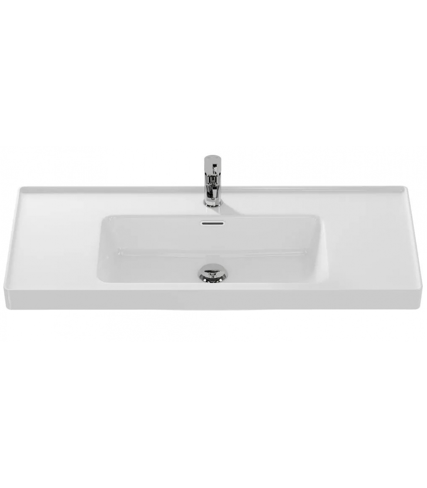 Раковина Cersanit Crea 100 накладная на тумбу купить недорого | Санрай