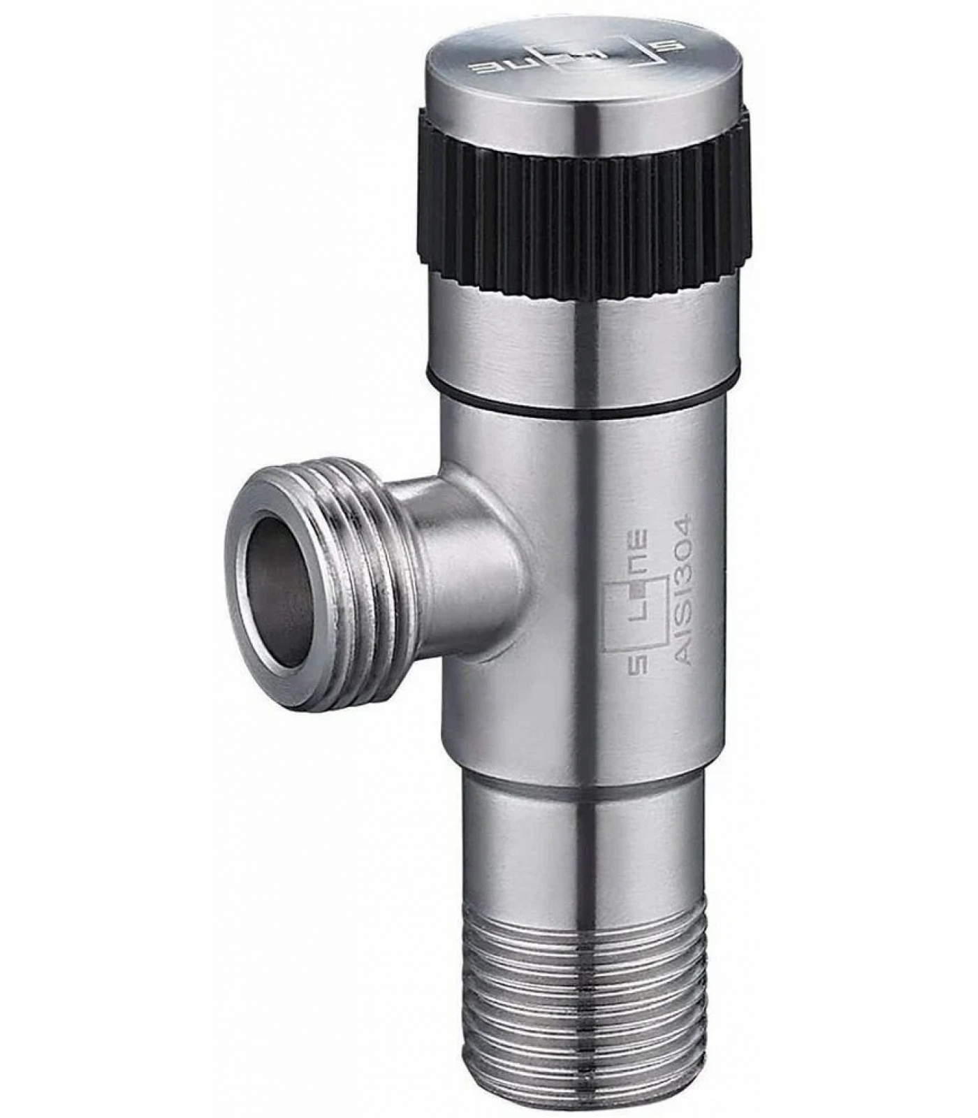 Кран вентильный угловой 1/2"НР/НР Solone DF-1022 для смесителя купить недорого | Санрай