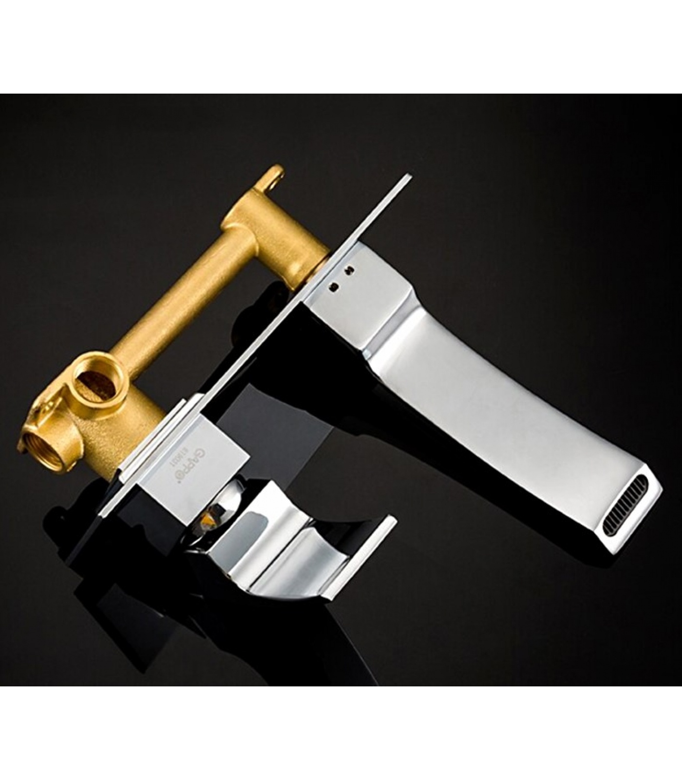 Смеситель для раковины Gappo G1007-2, встраиваемый, хром купить недорого | Санрай