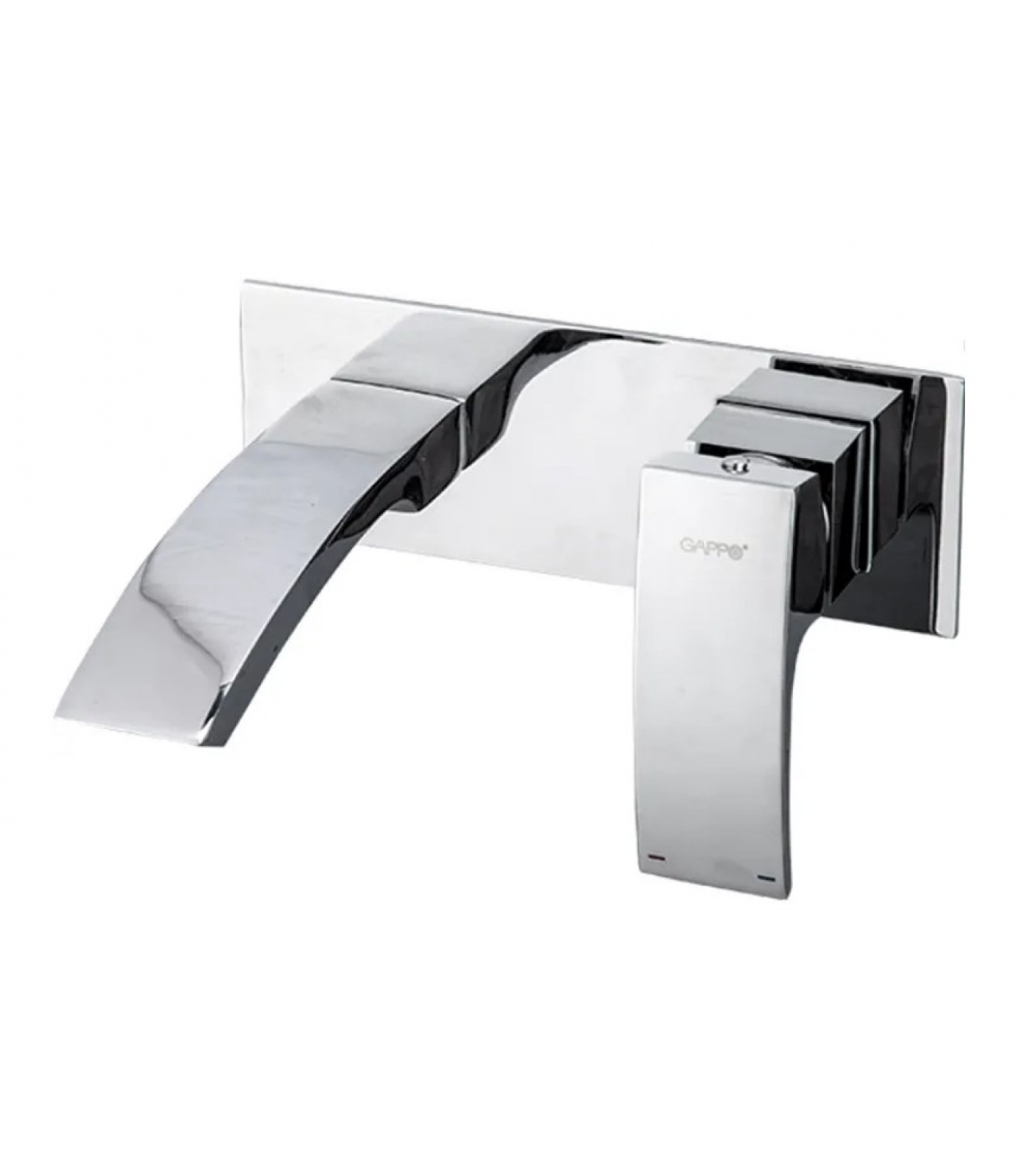 Смеситель для раковины Gappo G1007-2, встраиваемый, хром купить недорого | Санрай